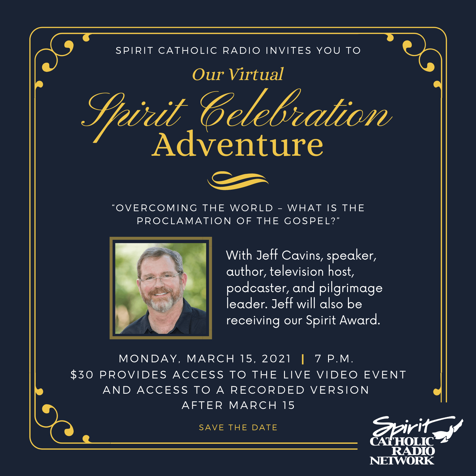 Reserve Your Virtual Spot! - Spirit Catholic Radio : Spirit Catholic Radio